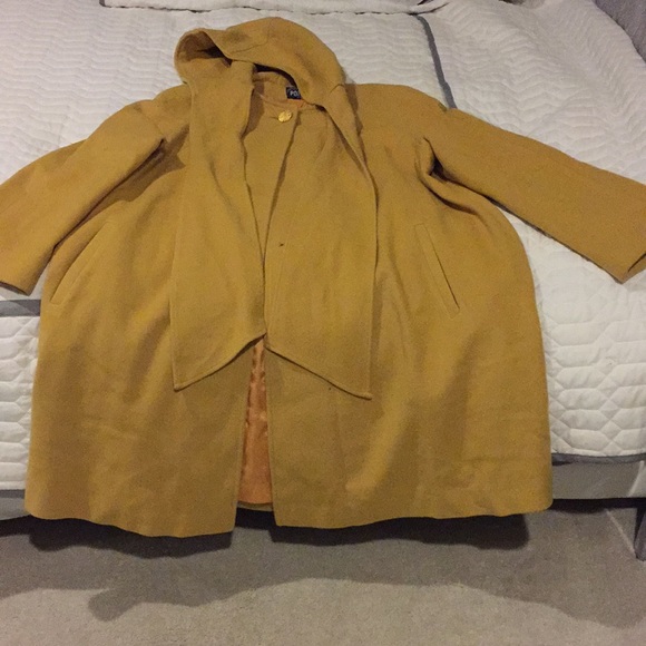 Jackets & Coats | Vintage 10 Pure Wool Mustard Color Coat | Poshmark